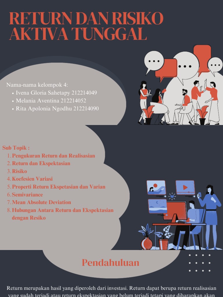 Return Dan Risiko Aktiva Tunggal | PDF | Pengelolaan Keuangan & Uang