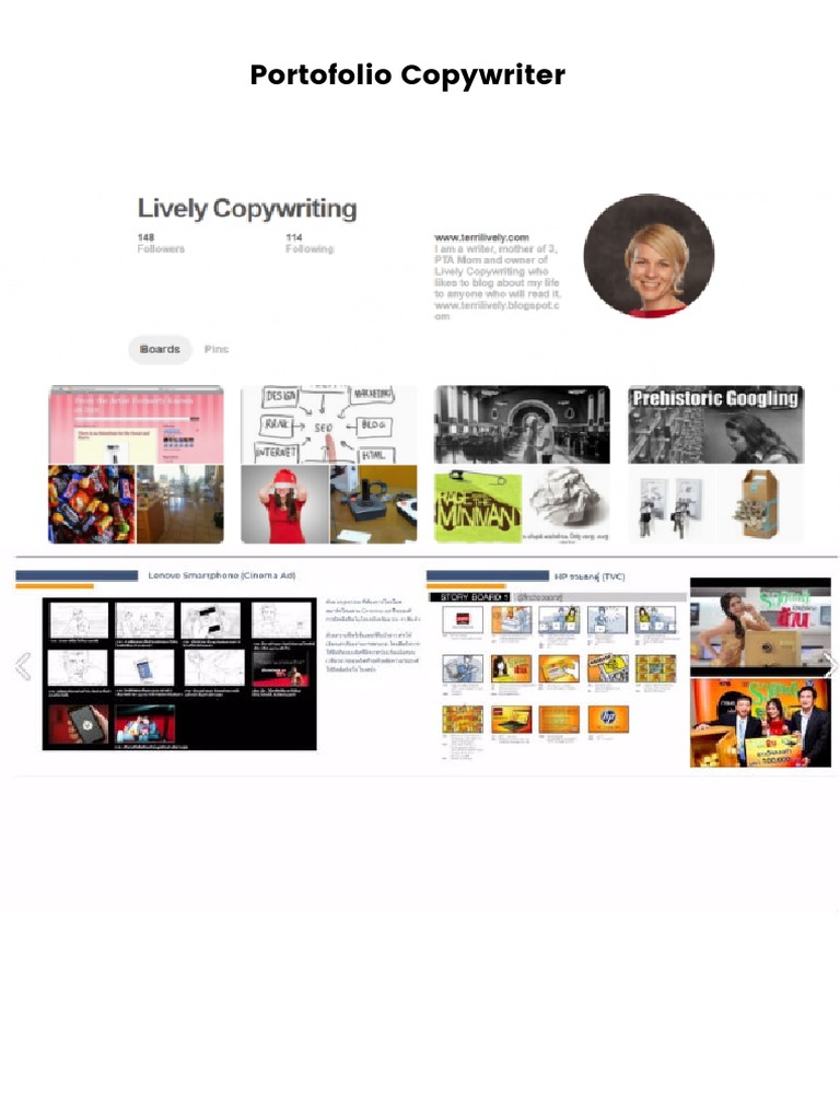 Portofolio Copywriter PDF | PDF