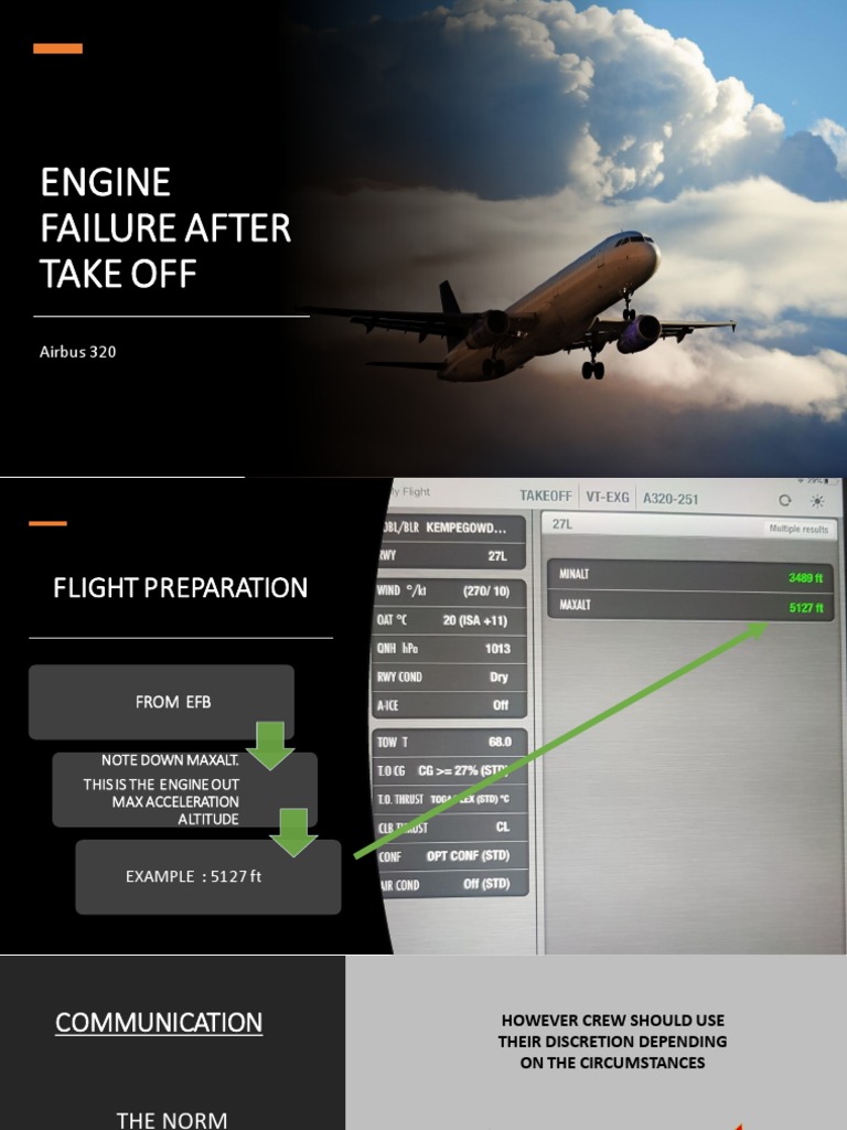 Engine Failure After Takeoff PDF | PDF | Turbine Engine Failure | Takeoff