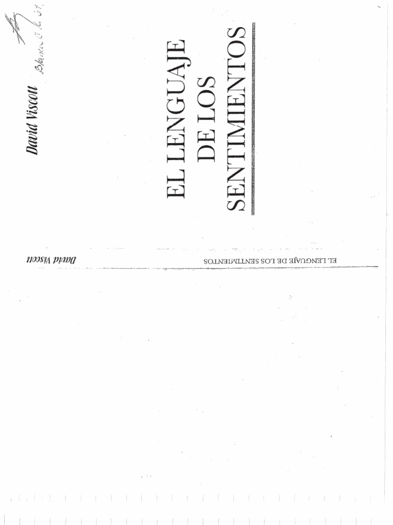 El Lenguaje de Los Sentimientos - David Viscott | PDF