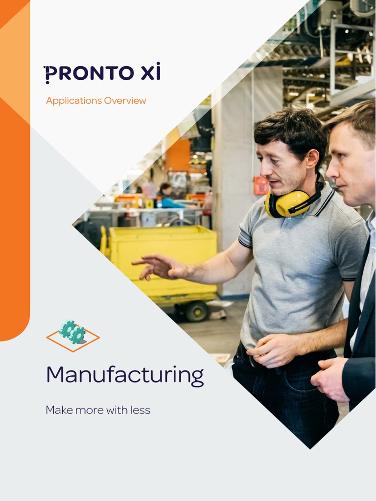 Pronto ERP - Manufacturing | PDF | Scheduling (Production Processes ...