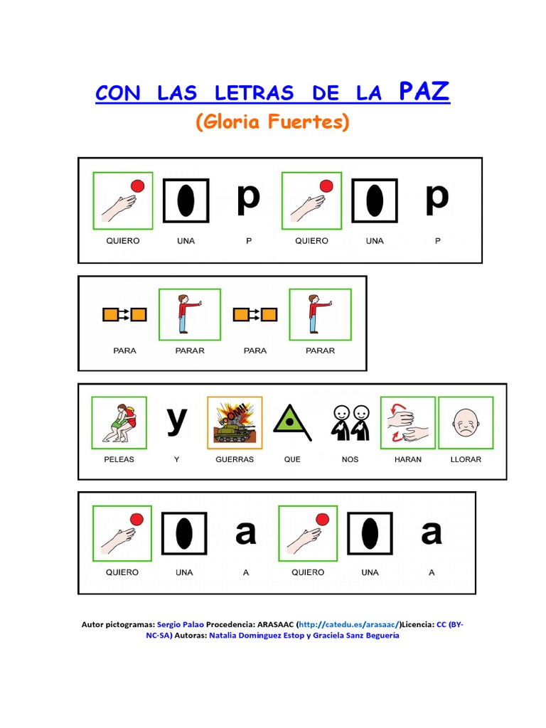 Con Las Letras de La PAZ | PDF