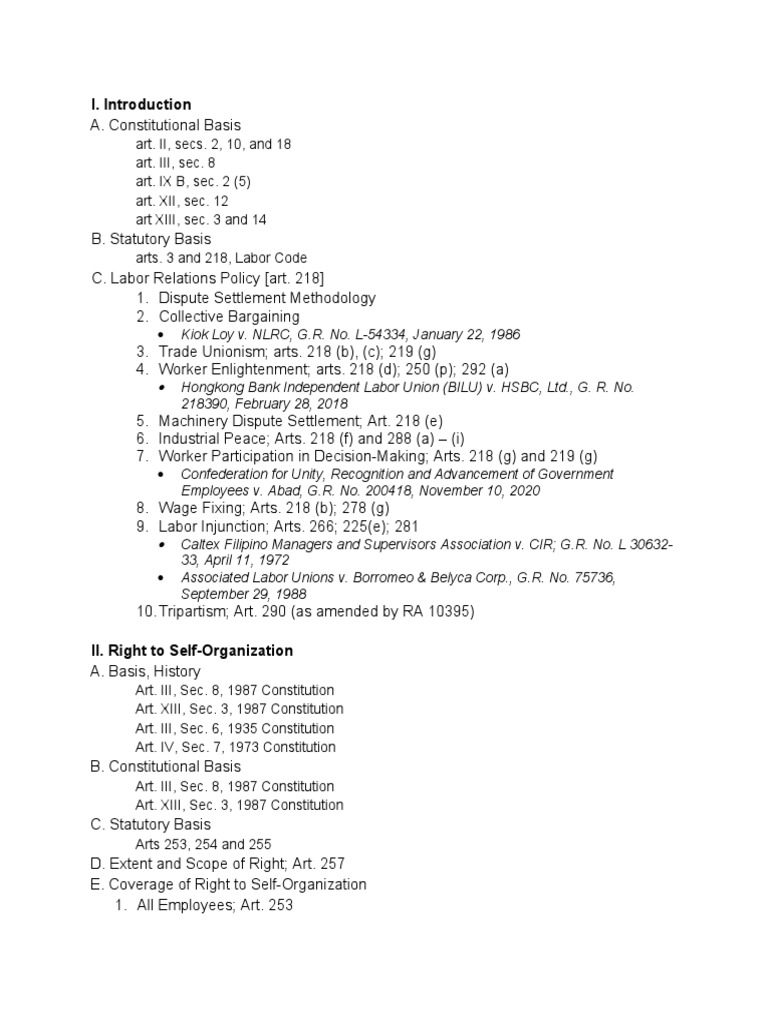 Labor Relations Law Pdf Labor Labor Relations