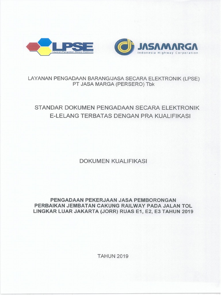 Dokumen Kualifikasi Pdf Pdf