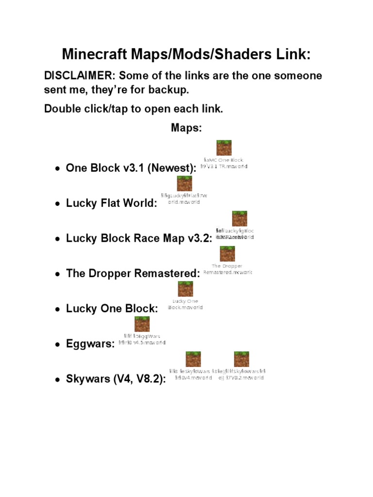 Minecraft Maps | PDF