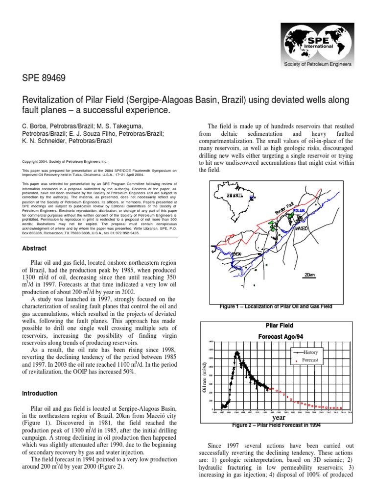 Borba2004 - Revitalization Pilar Field | PDF | Petroleum Reservoir ...