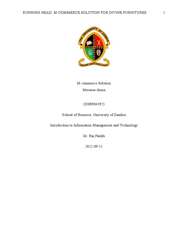 M-Commerce Project-Final | PDF | E Commerce | Online Shopping