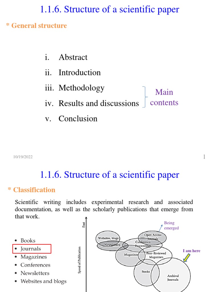 Week 9. Structure of A Scientific Paper PDF | PDF | Methodology ...