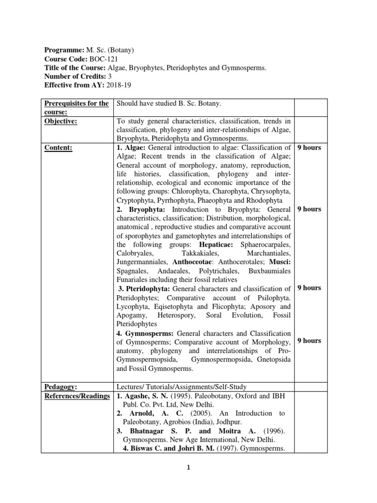 20220721.102006 Botany PET Syllabus PDF | PDF | Fungus | Virus