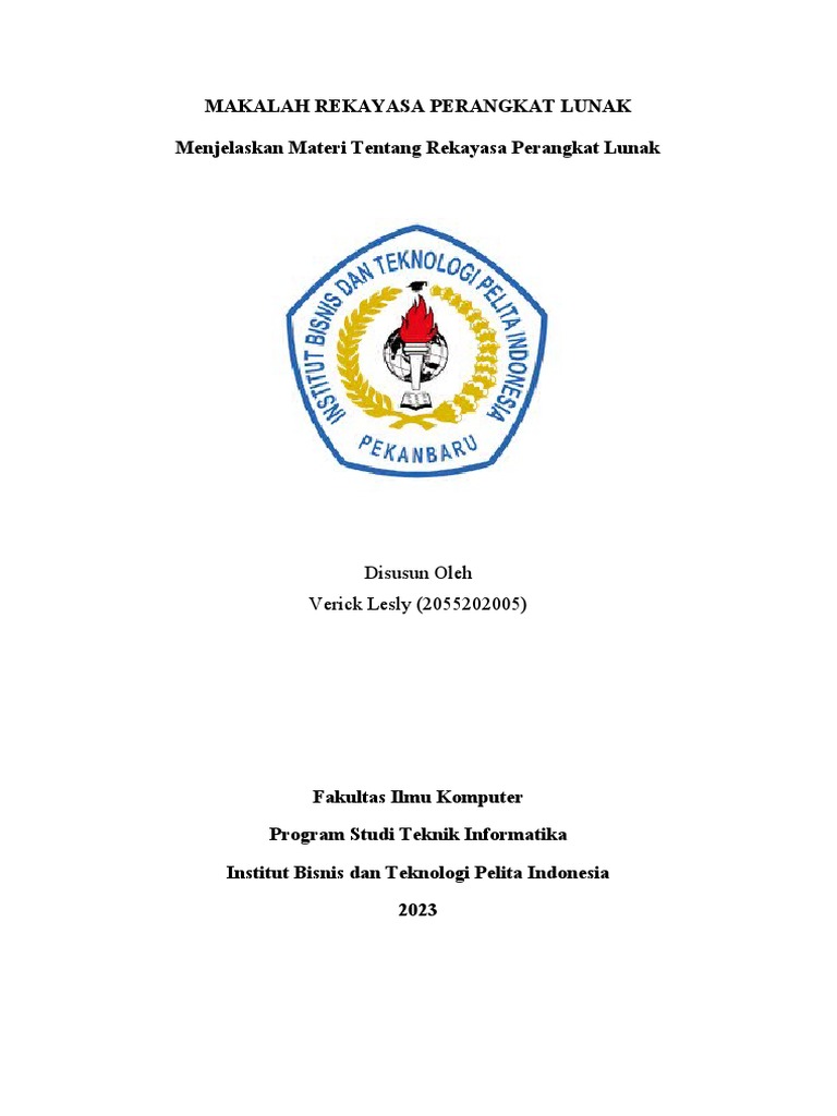 Verick Lesly Makalah RPL | PDF