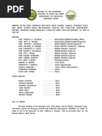 Minutes of Lupong Tagapamayapa | PDF