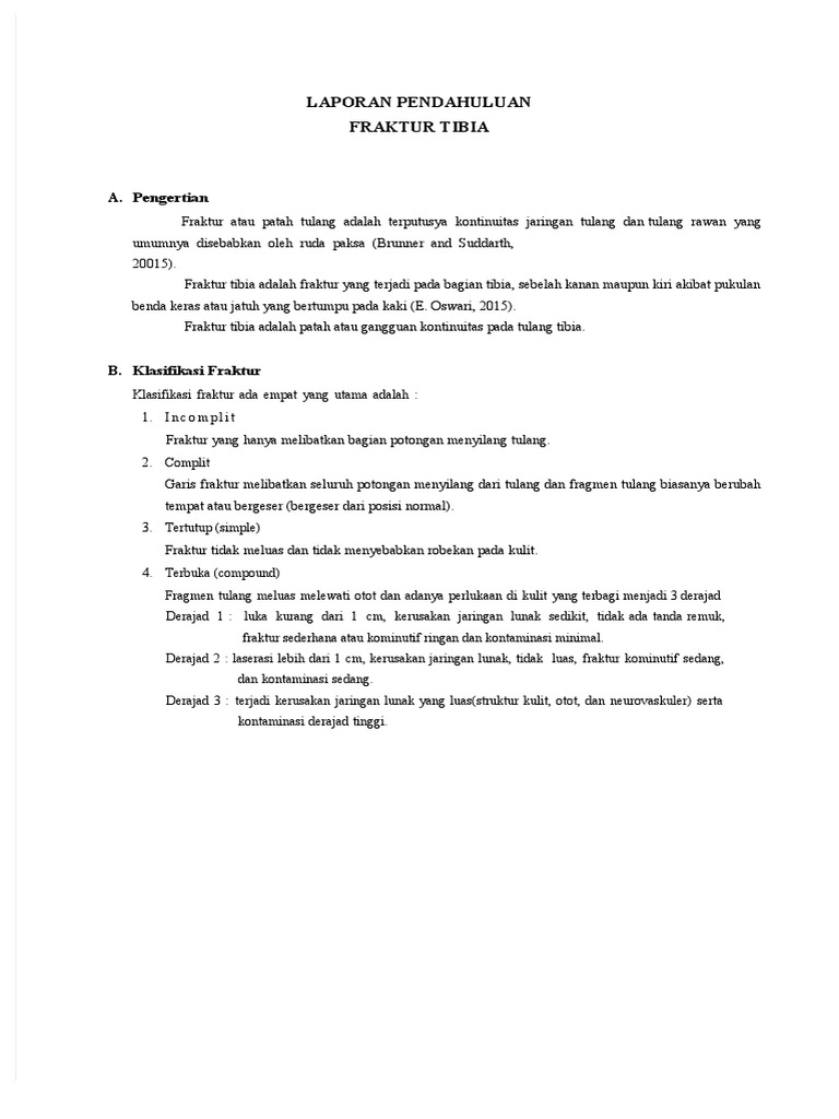 LP Fraktur Tibia | PDF