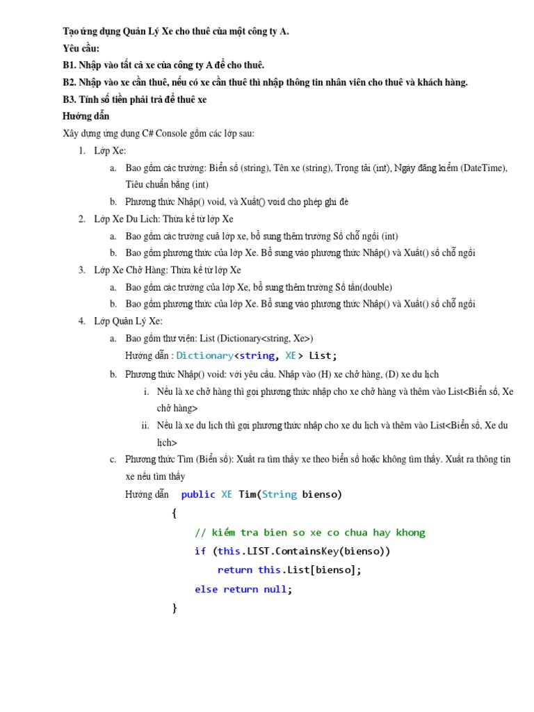 CS414 LaptrinhUngDungNET 2020S Lab 3 PDF | PDF