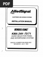 Transponder KT 76a | PDF | Transponder (Aeronautics) | Electrical Connector