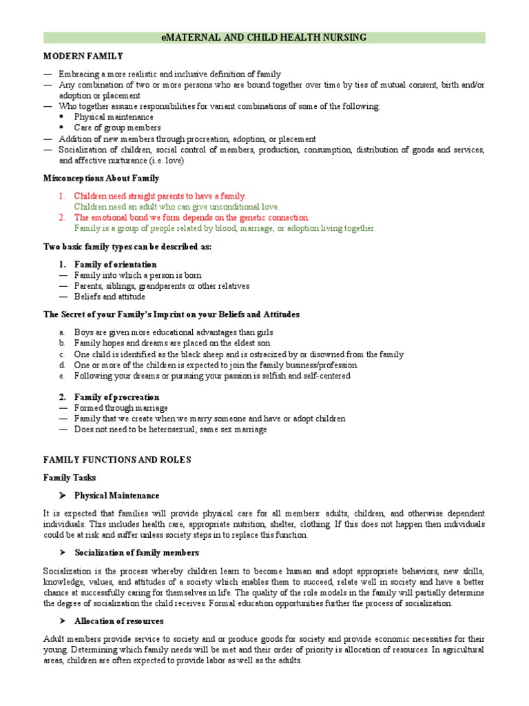 Pedia Reviewer | Download Free PDF | Family | Pregnancy