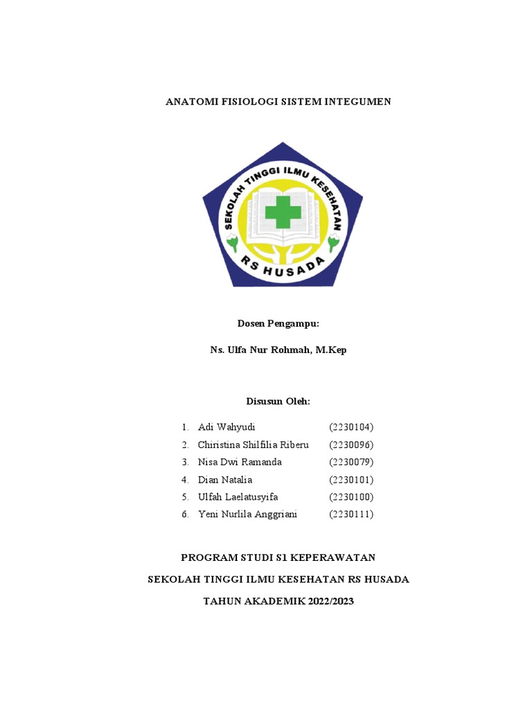 Anfis Sistem Integumen | PDF | Sains & Matematika