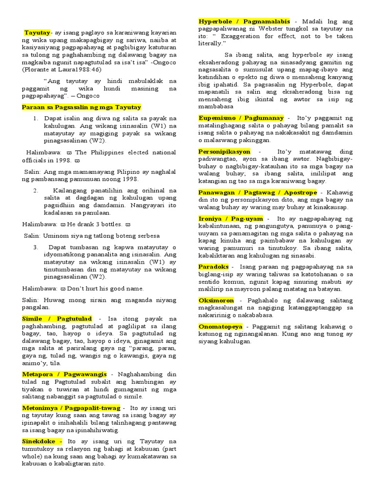 FILIPINO | PDF