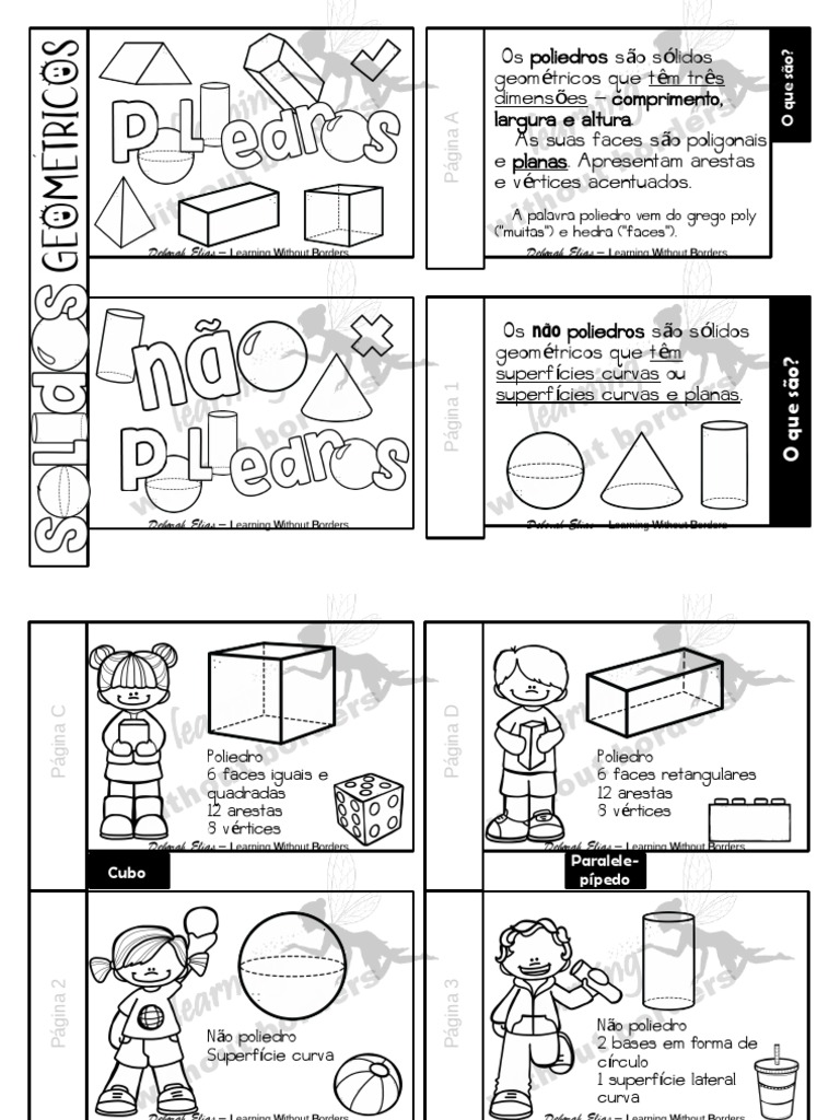 Sólidos Geometricos - Flipbook | PDF | Vértice (Geometria) | Geometria ...