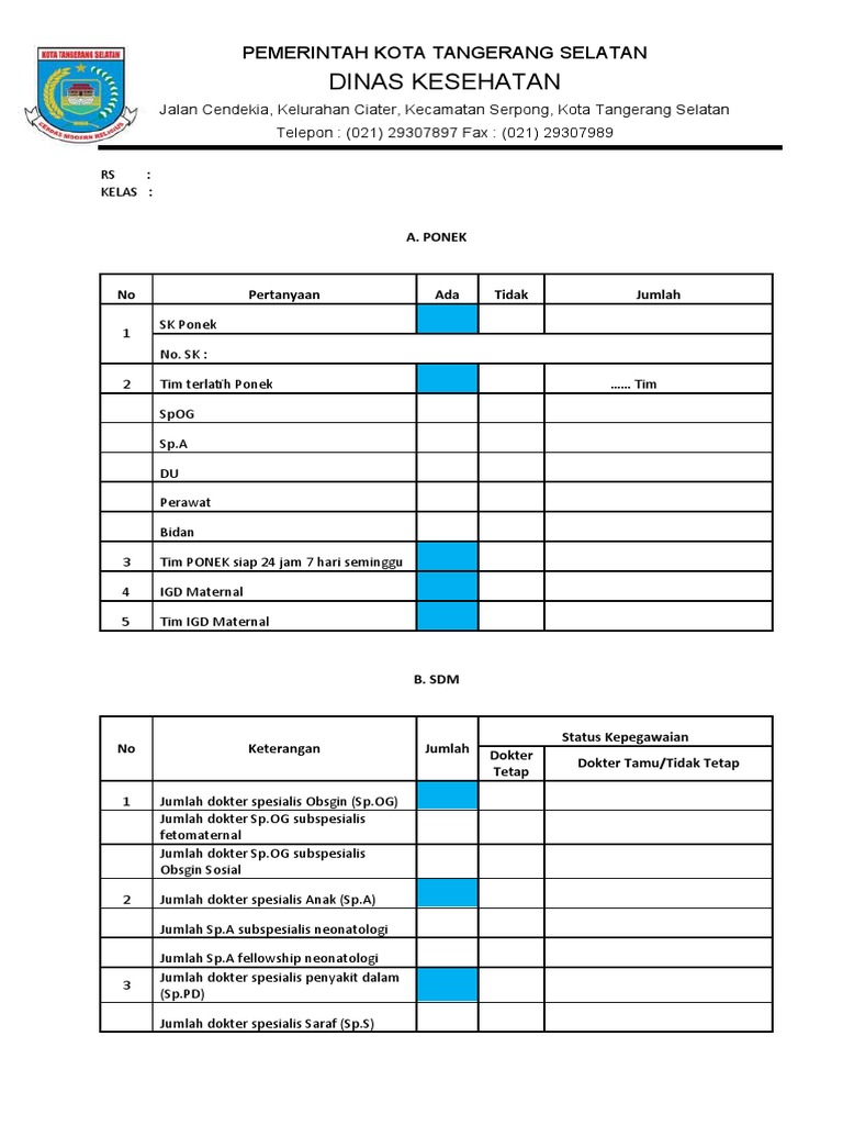 Form Monev RS 2023 | PDF