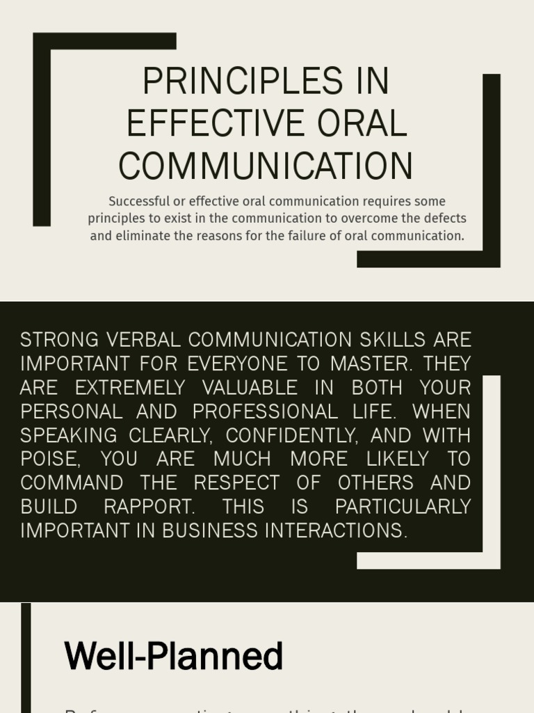 Master Effective Verbal Communication Skills | PDF | Communication ...
