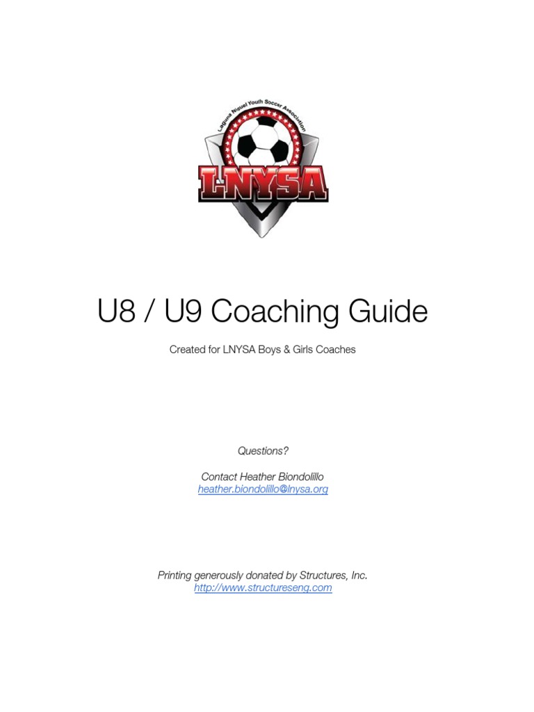 Broture U8u9 Training Guide Final 1 Pdf Association Football Sports
