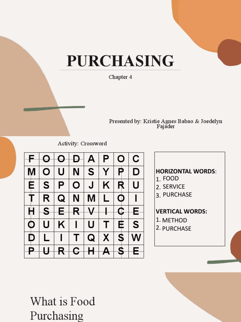 Chapter 4. Purchasing | PDF | Procurement | Economies