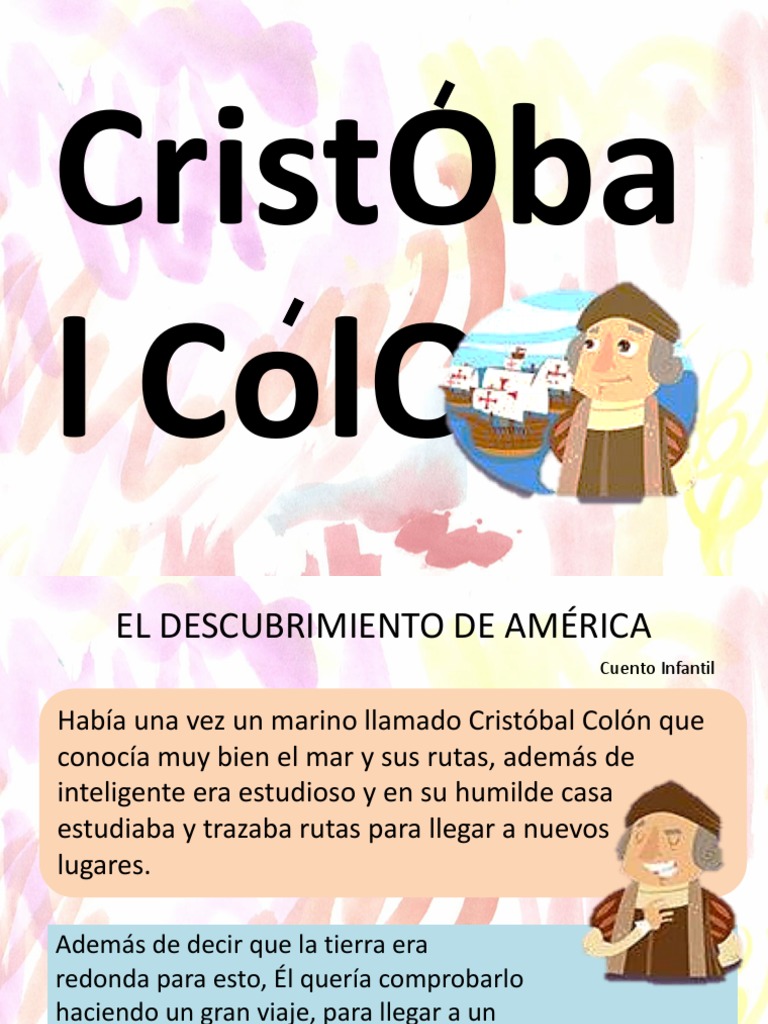 Cristobal Colon Cuento Imagenes PDF | PDF