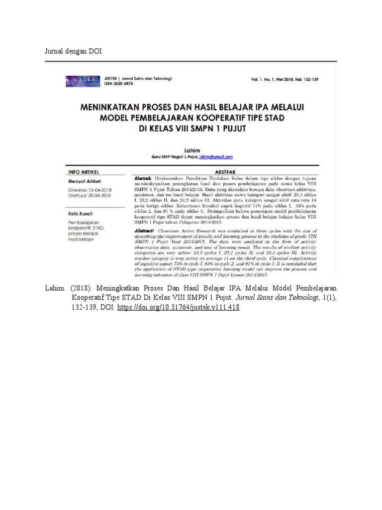 Jurnal Dengan DOI | PDF