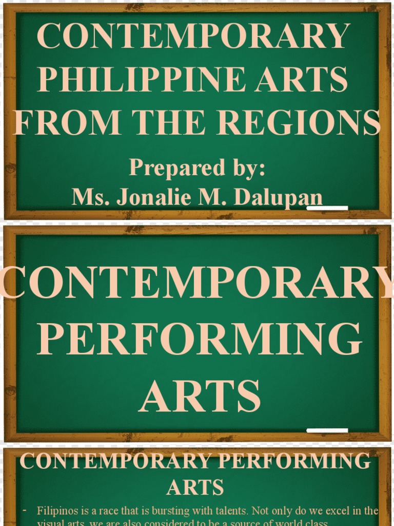 Contemporary Performing Arts | PDF | Choir | Dances