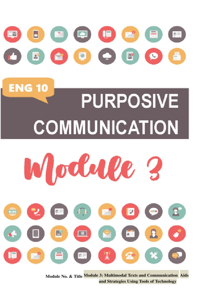 Module 3 - Lesson 1 - Eng10 PDF | Download Free PDF | Communication | Human Communication