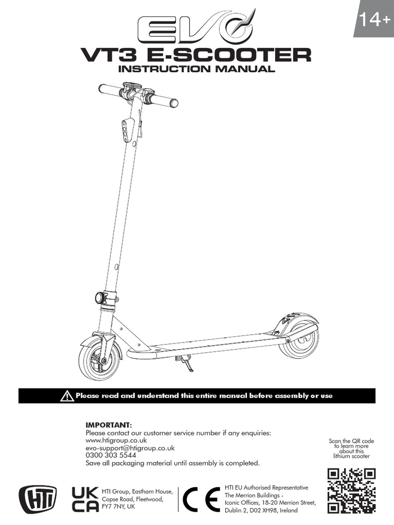 IM VT3.ARG-Lithium-scooter V3 PDF | PDF | Rechargeable Battery ...
