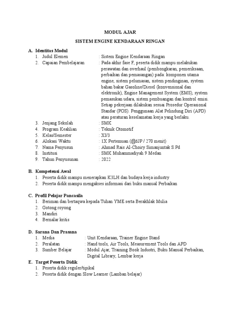 ModulAjar AhmadRais | PDF