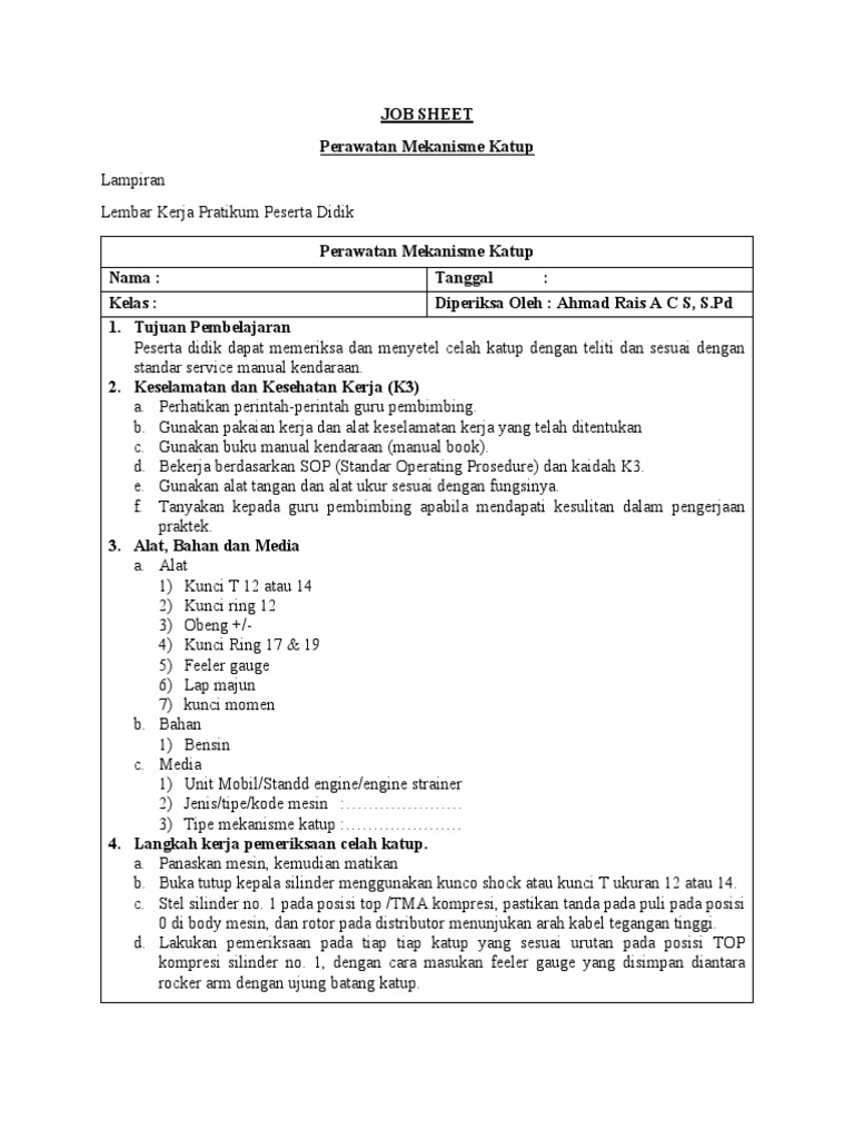 JOBSHEET AhmadRais | PDF | Komputer | Teknologi & Rekayasa