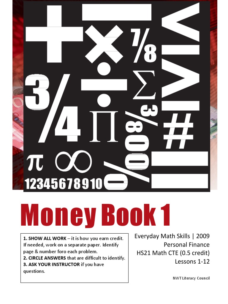 Money-Book 1-2 | PDF | Worksheet | Taxes