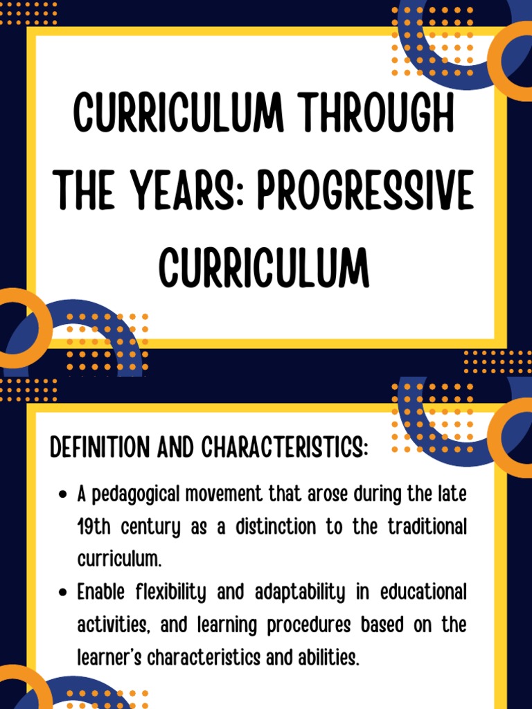 Progressive Curriculum and Types | PDF | Curriculum | Learning