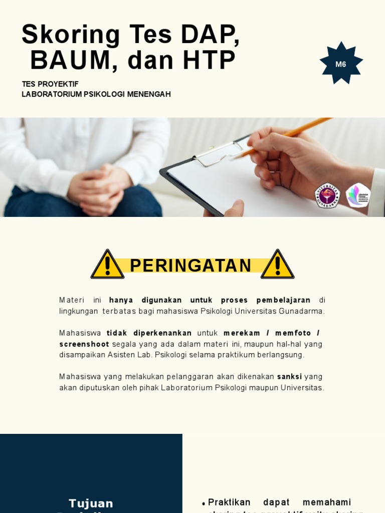 Skoring Tes DAP, BAUM, dan HTP | PDF