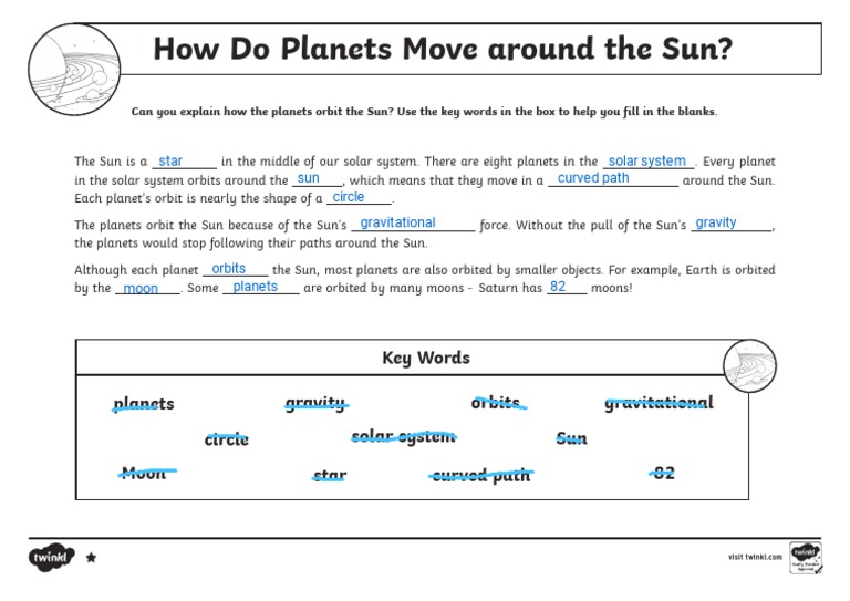 How Do Planets Move Around The Sun | PDF