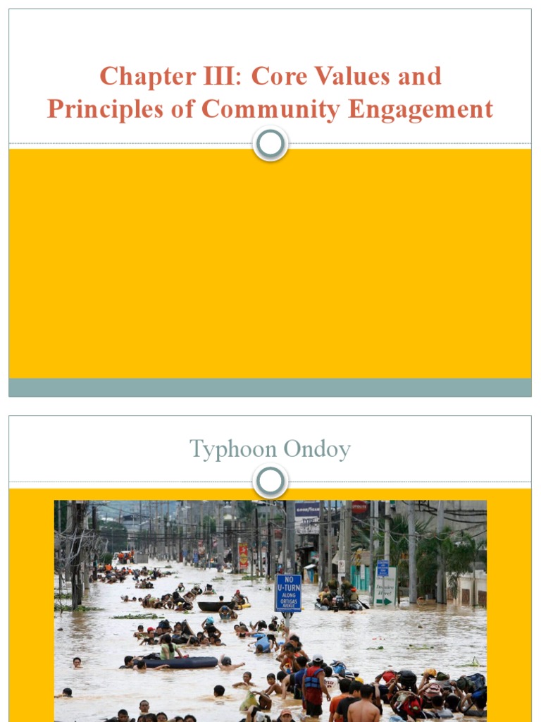 3 - Core Values & Principles of Community Engagement | PDF | Justice | Crime & Violence