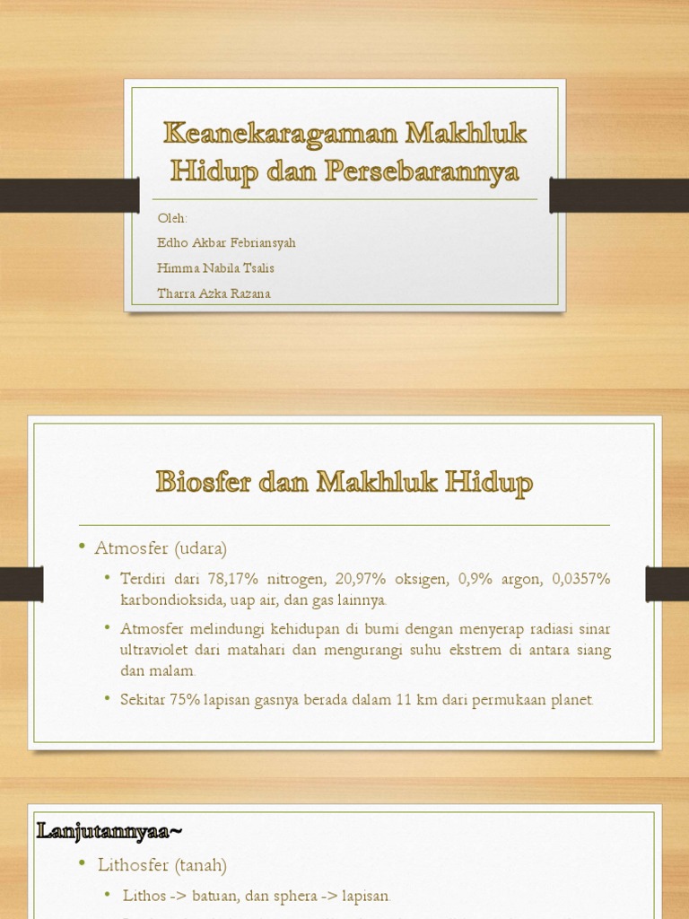 Iadkeanekaragamanmakhlukhidupdanpersebarannya 150406124216 Conversion ...