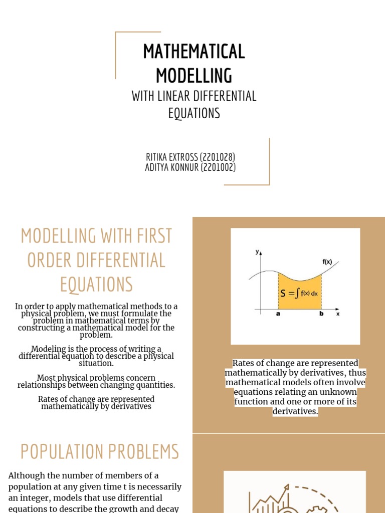 Mathematical Modelling PDF | Download Free PDF | Differential Equations ...