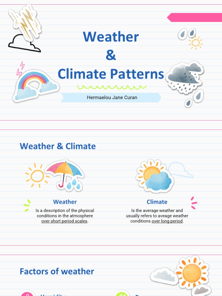 Weather and Climate PDF | PDF | Climate | Weather