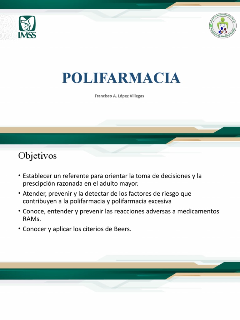 Polifarmacia | PDF | Medicamentos con receta | Efecto adverso
