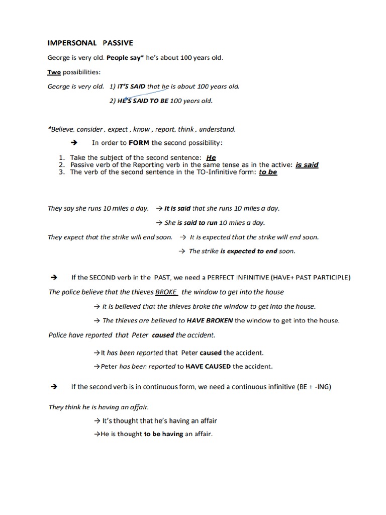 1.impersonal Passive | PDF