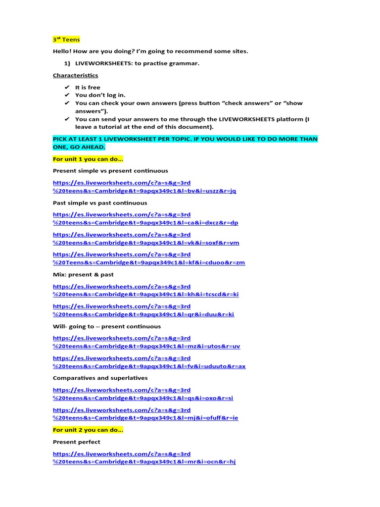 Extra Interactive Resources | PDF | Linguistics | Grammar