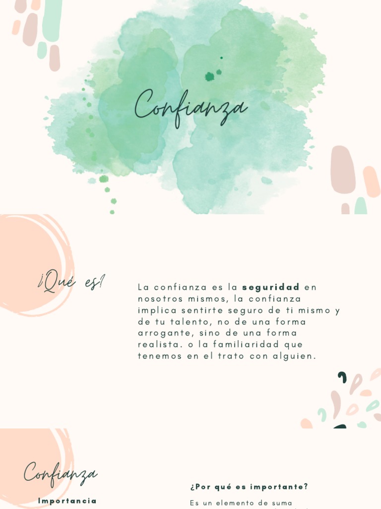 Confianza Pdf Pdf