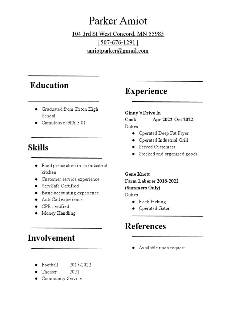 Parkers Final Essay 1 | PDF