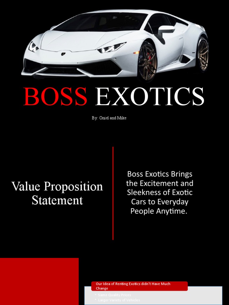 Boss Exotics Final Presentation | PDF | Social Media | Popular Culture ...