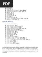 Comandos Básicos de Word | PDF