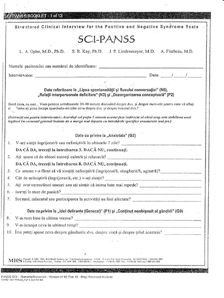 Sci Panss | PDF