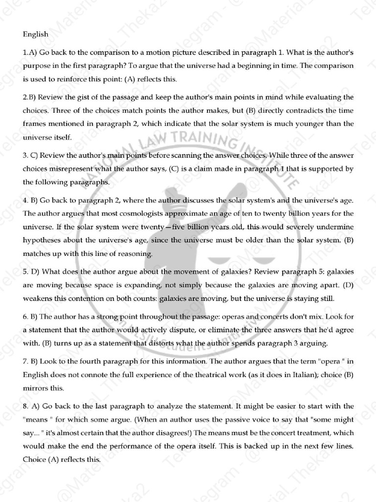 NLTI - AIOM Answer Key & Explanation | PDF